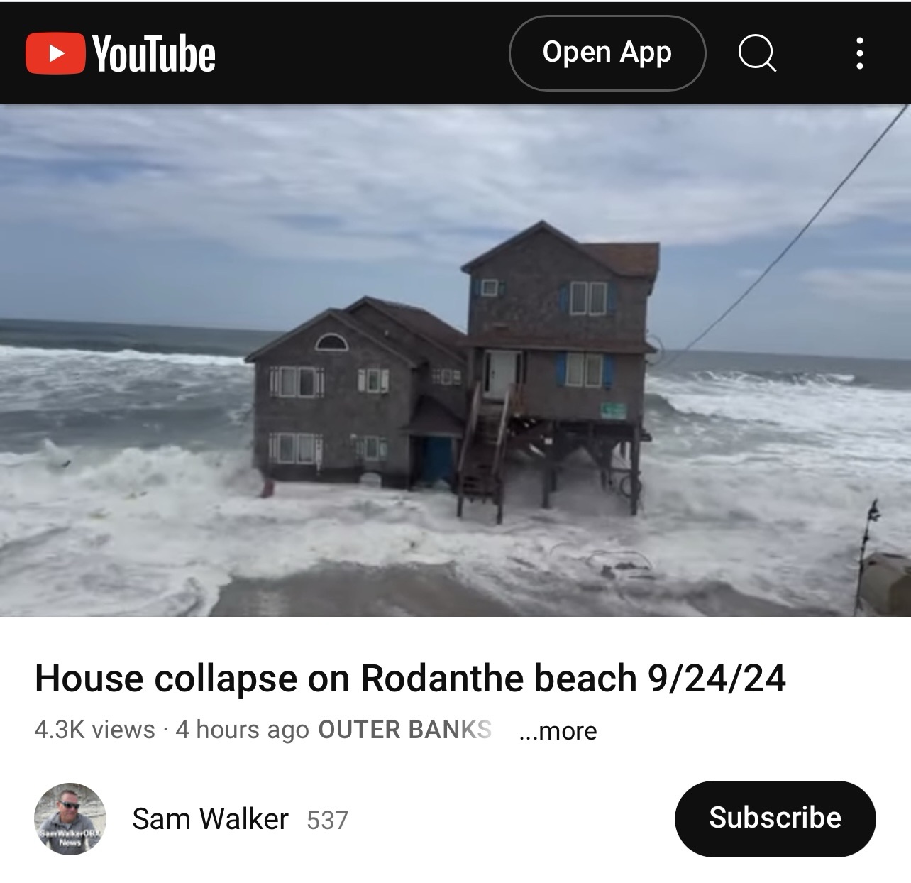 Rodanthe Ruins – Finding a new "normal"